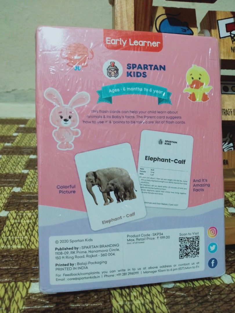 Animals Their Babies Flashcards Buku Alat Tulis Buku Anak Anak Di animals-their-babies-flashcards-buku-alat-tulis-buku-anak-anak-di