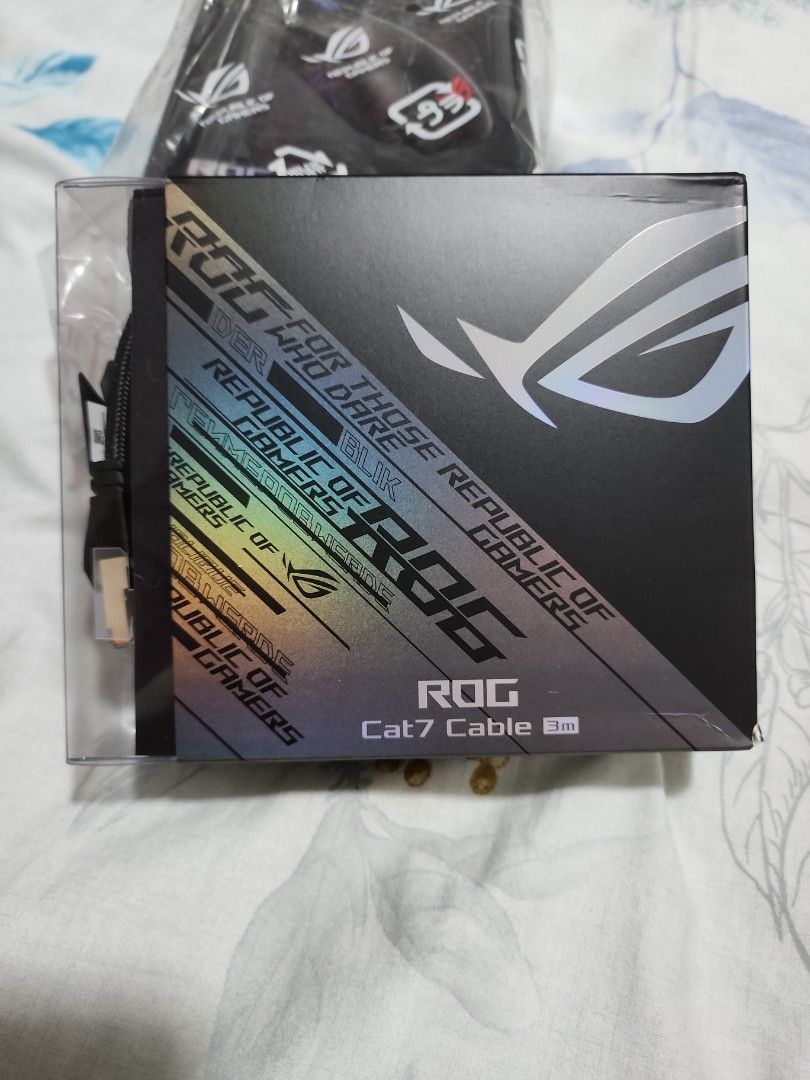 Asus ROG Cat7 Cable (3m), Computers & Tech, Parts & Accessories, Cables ...