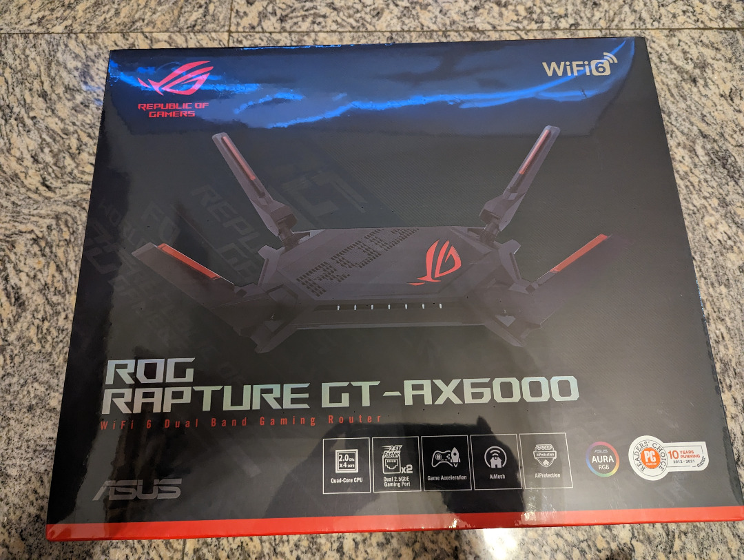 Asus ROG GT-AX6000 Router, Computers & Tech, Parts & Accessories ...