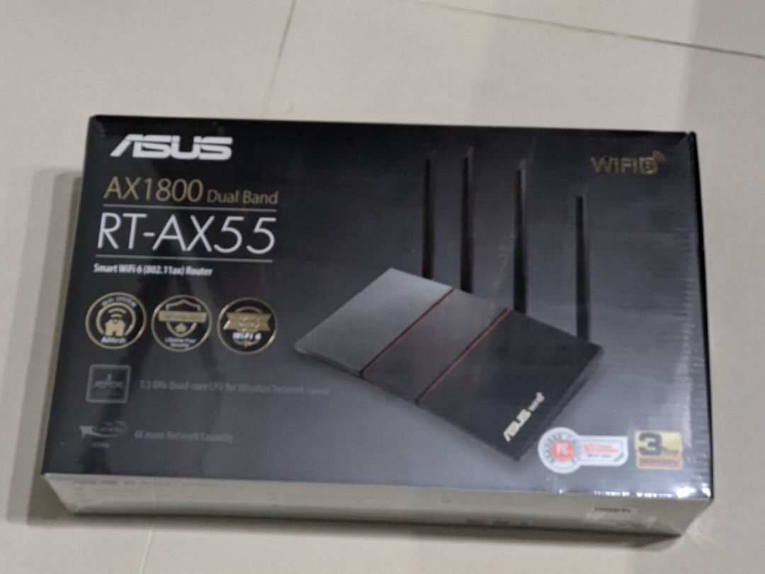 ASUS RT-AX55 Wi-Fi 6 Router, Computers & Tech, Parts & Accessories ...