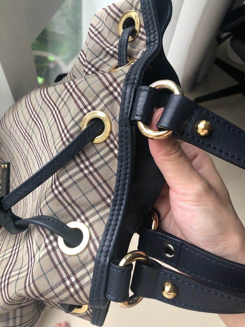 Authentic Blue Label Bucket Bag, Luxury, Bags & Wallets on Carousell