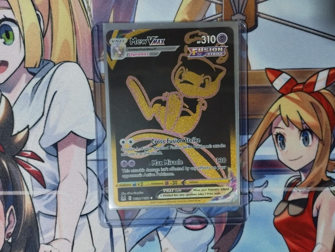 Authentic English Pokemon Lost Origin Mew Vmax Secret Rare Trainer ...