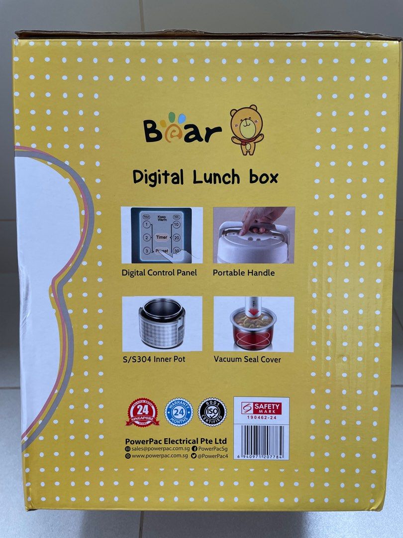Bear Digital Lunch box 4-in-1 Heating 2.0L Electric Multi Pot, TV ...