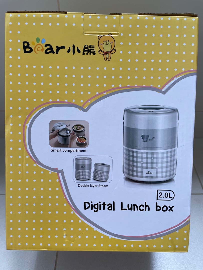 Bear Digital Lunch box 4-in-1 Heating 2.0L Electric Multi Pot, TV ...