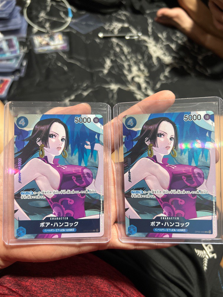 BOA HANCOCK OP02-059 UC FOIL (PARALLEL) x2, Hobbies & Toys, Toys & Games on Carousell