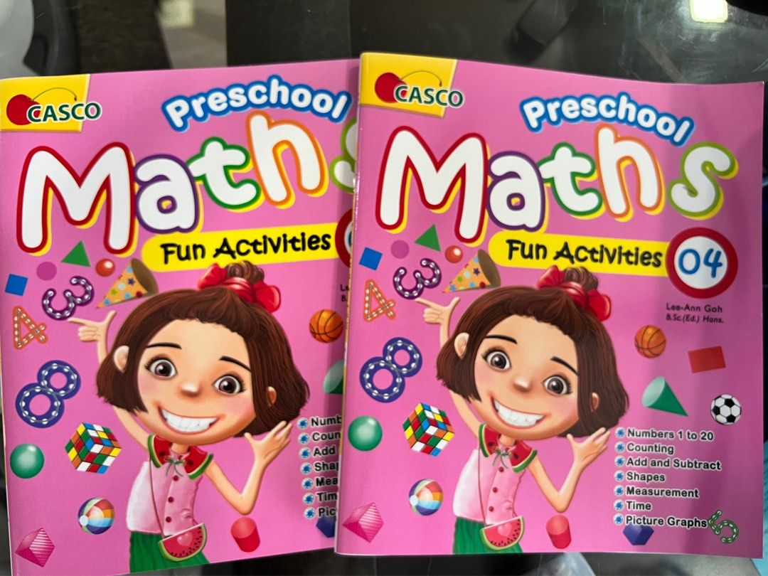 Brand new preschool Casco math fun activities book 4, Hobbies & Toys ...