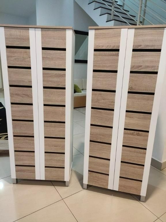 Brand New Sets Free Installation Promo! 8 Tiers White + Natural Brown ...