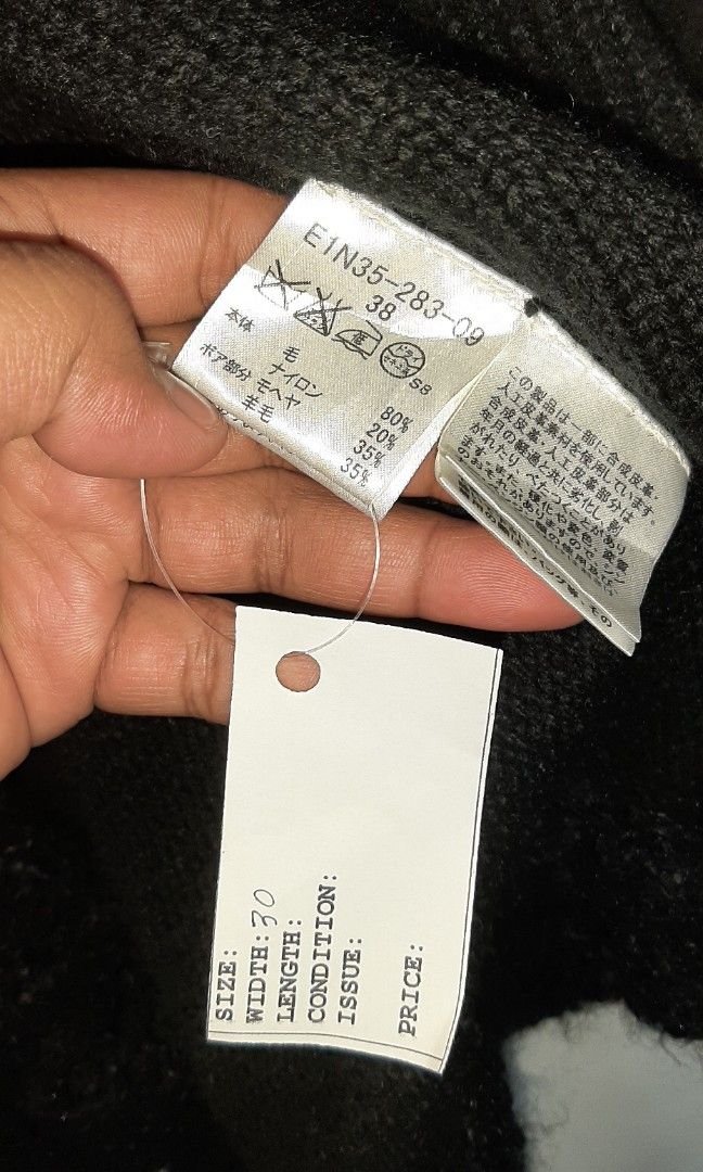 BURBERRY Blue Label Wool Poncho, Luxury, Apparel on Carousell
