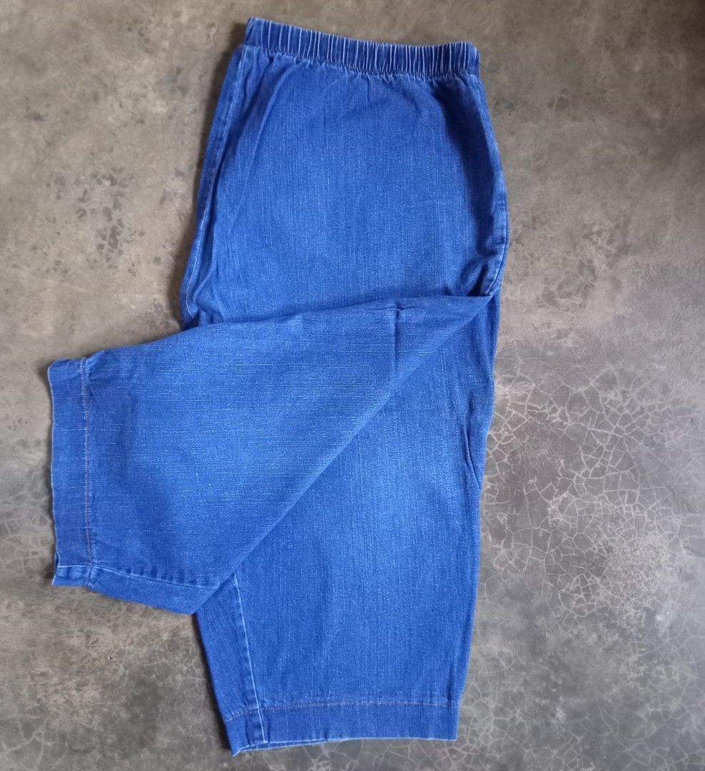 C47 "JMS DENIM BLUE" 3/4PANTS, Women's Fashion, Bottoms, Shorts on ...