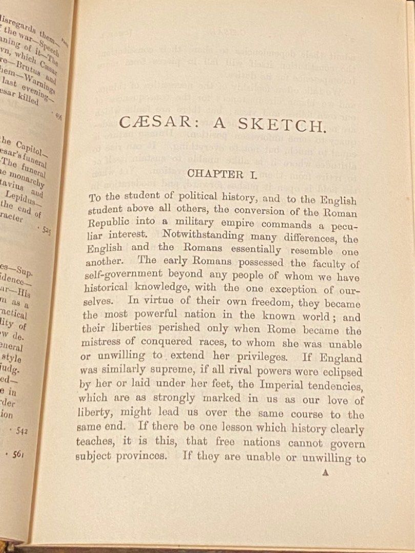 Caesar: A Sketch by James Anthony Froude (Antique book, yr. 1907), Hobbies & Toys, Memorabilia ...