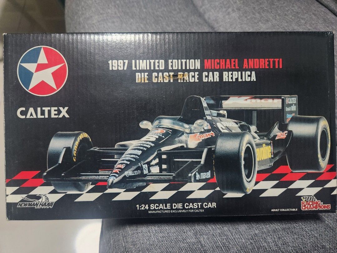 Caltex 1997 limited edition Michael Andretti die cast race car replica ...