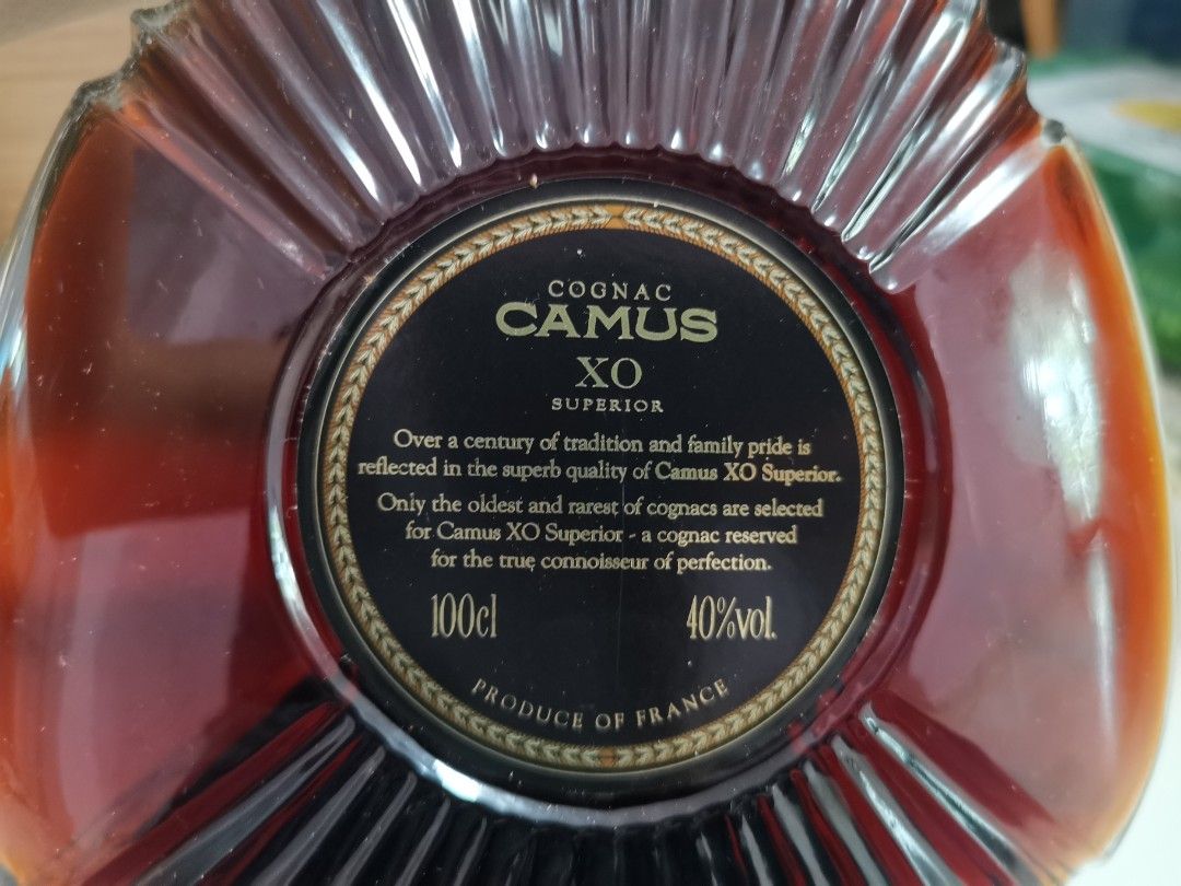 Camus Cognac XO Superior 1Litre, Food & Drinks, Alcoholic Beverages on Carousell
