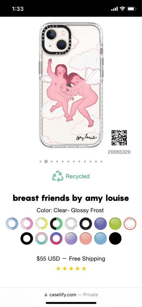 CASETIFY iPhone 13 Case- Amy Louise collection, Mobile Phones & Gadgets ...