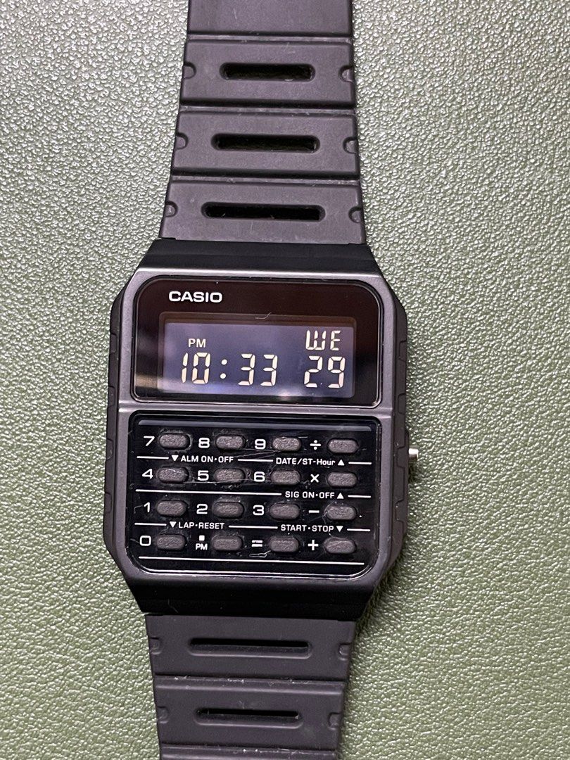 Casio digital calculator watch, Men's Fashion, Watches & Accessories ...
