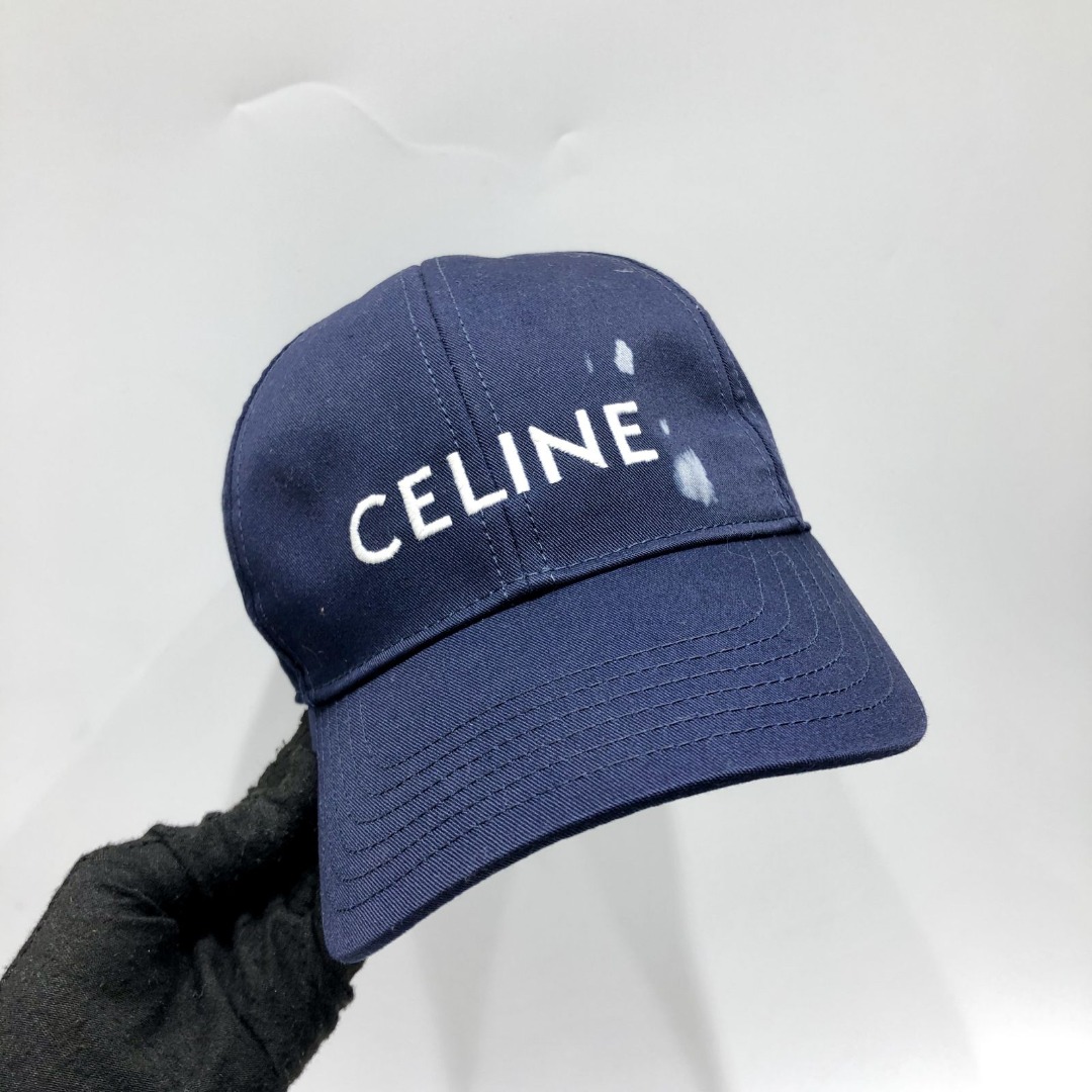 CELINE BLUE BASEBALL LOGO CAP 217027562 EK, Men's Fashion, Watches ...