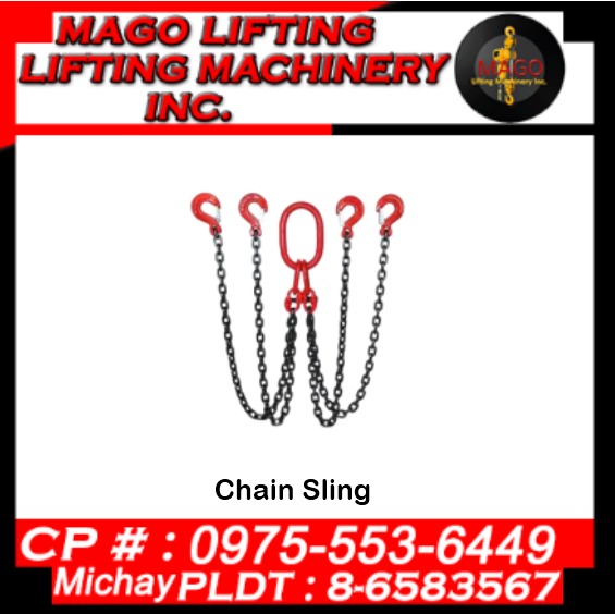 Chain Sling 30Tons 4Legs, Commercial & Industrial, Construction Tools ...