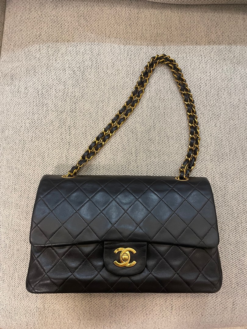 Vintage Chanel Classic Flap Medium Authentic, Luxury, Bags & Wallets on ...