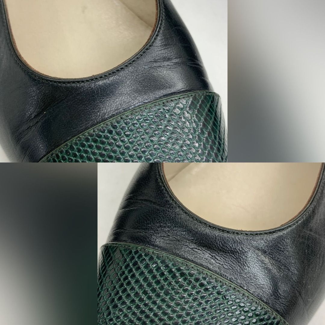 CHANEL DARK GREEN HEELS 227031307 EK, Luxury, Sneakers & Footwear on ...