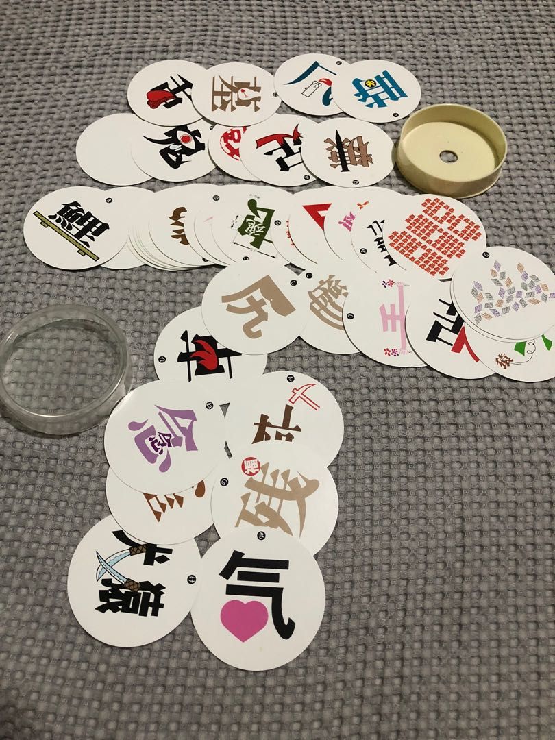 Circular Japanese cards, Hobbies & Toys, Toys & Games on Carousell