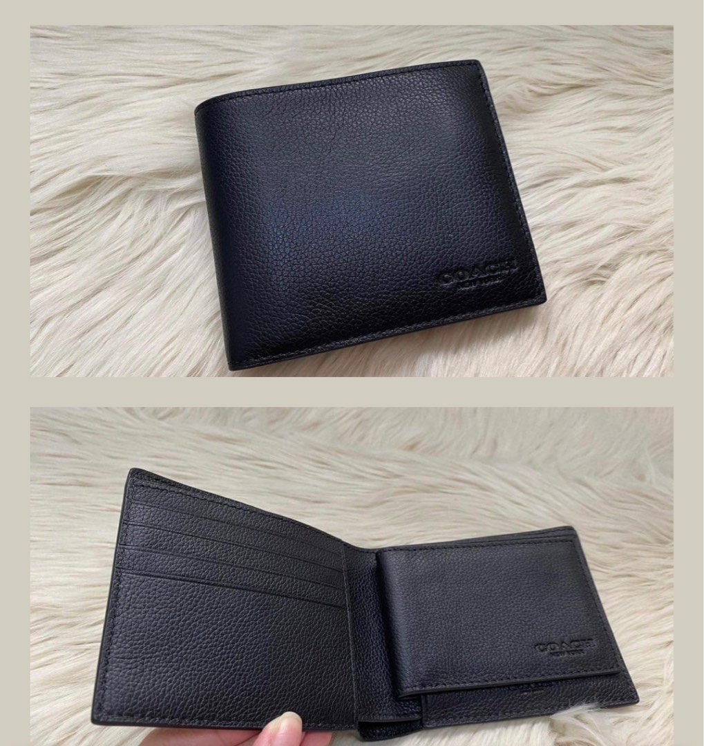 coach mens wallet with insert, Men's Fashion, Watches & Accessories ...
