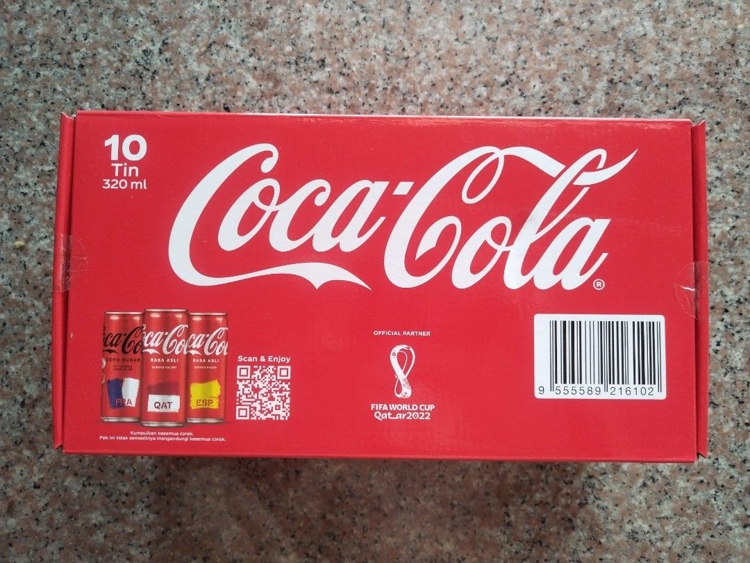 Coca Cola Limited Edition FIFA World Cup Qatar 2022, Food & Drinks ...