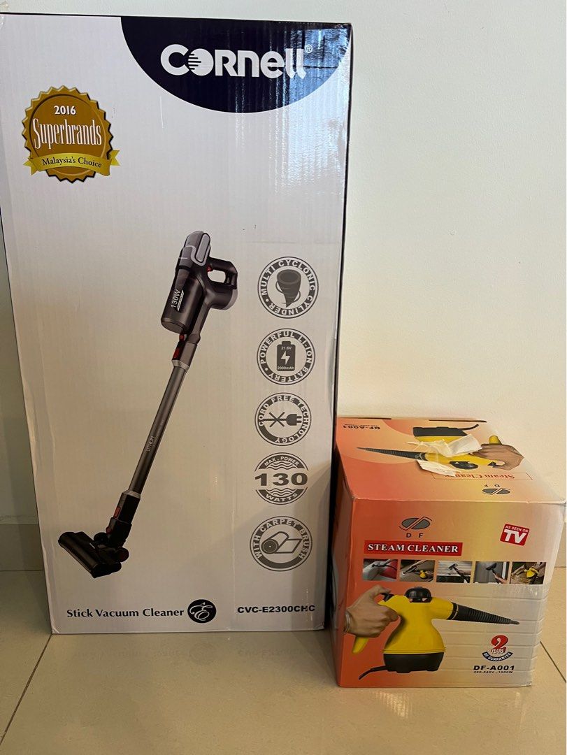 Cornell Cordless Stick Vacuum Cleaner Steam Cleaner with accessories ...