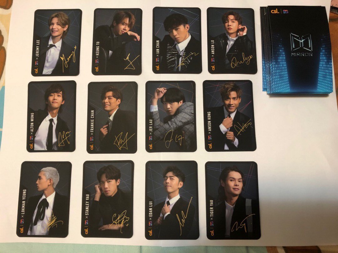 Csl mirror card 黑咭, 興趣及遊戲, 收藏品及紀念品, 明星周邊 - Carousell