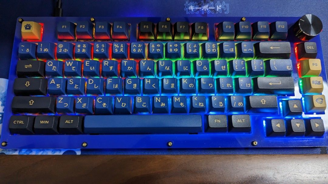 Custom 75% keyboard with knob, Computers & Tech, Parts & Accessories ...