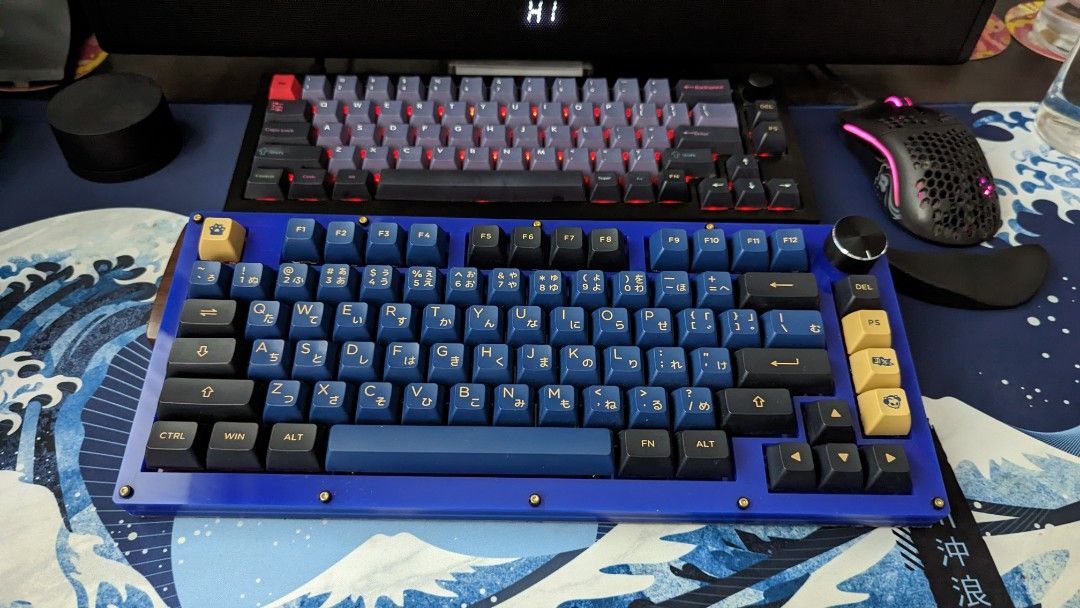 Custom 75% keyboard with knob, Computers & Tech, Parts & Accessories ...