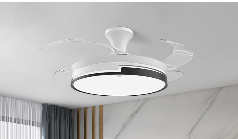 Brand new 48” DC retractable ceiling fan with 3 colours, Furniture ...