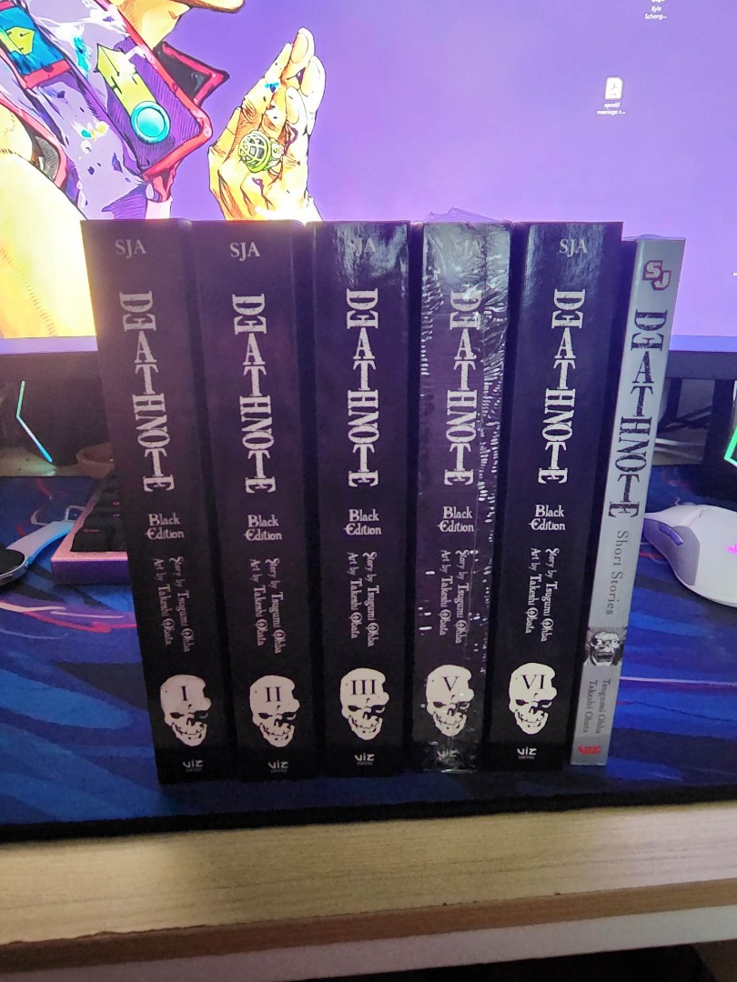 Death Note Black Edition Manga - Volumes 1-6 + Short Stories, Hobbies ...