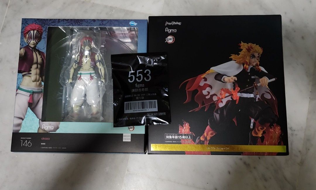 Demon slayer Figma rengoku akaza, Hobbies & Toys, Toys & Games on Carousell