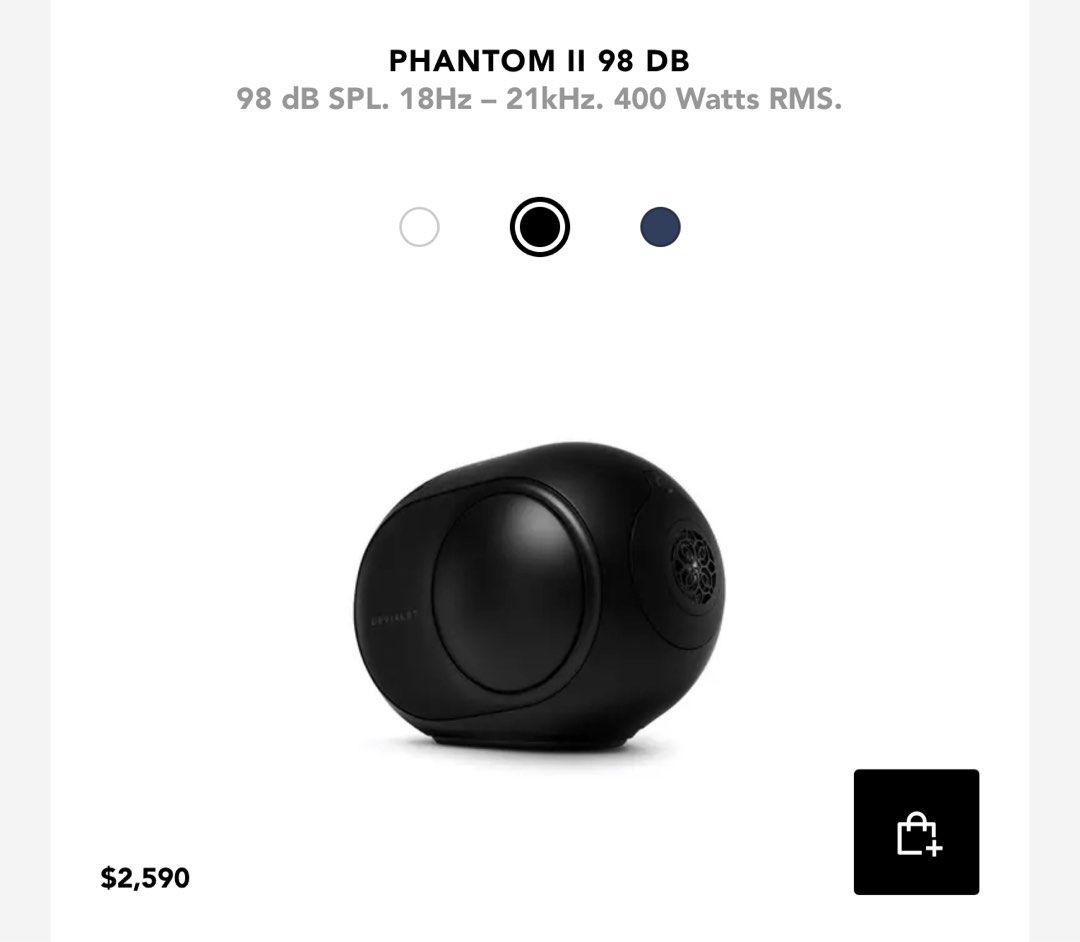 Devialet Phantom II 98 DB, Audio, Soundbars, Speakers & Amplifiers on Carousell