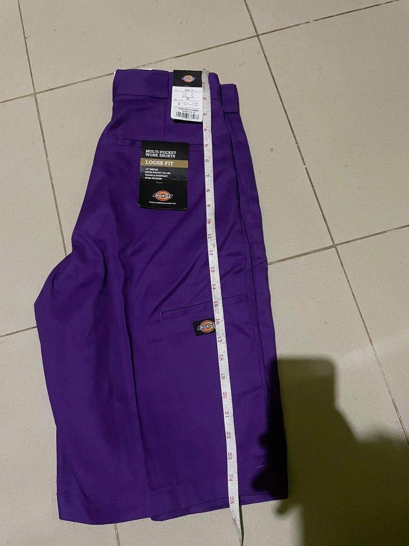 Dickies rare color violet, Men's Fashion, Activewear on Carousell