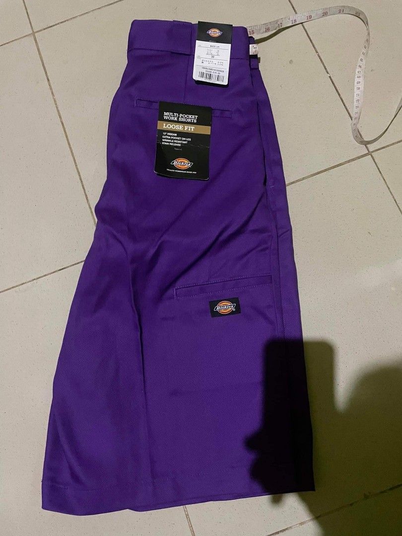 Dickies rare color violet, Men's Fashion, Activewear on Carousell