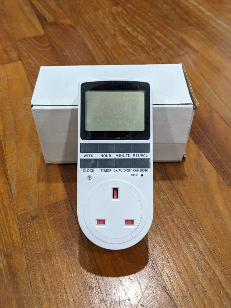 Digital Timer Plug, TV & Home Appliances, Electrical, Adaptors ...