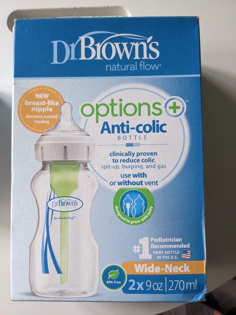 Dr Brown Anti Colic Milk bottle (Stage 1), Babies & Kids, Nursing ...