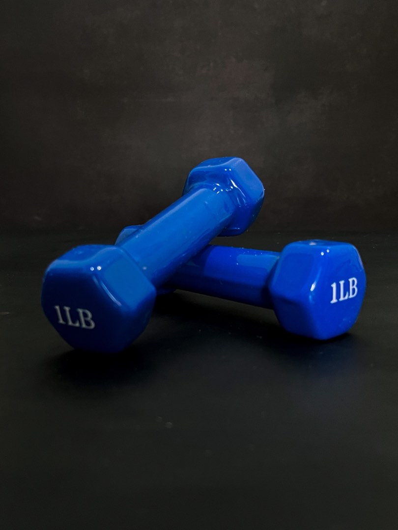 Dumbbells 1LB, Sports Equipment, Exercise & Fitness, Weights ...