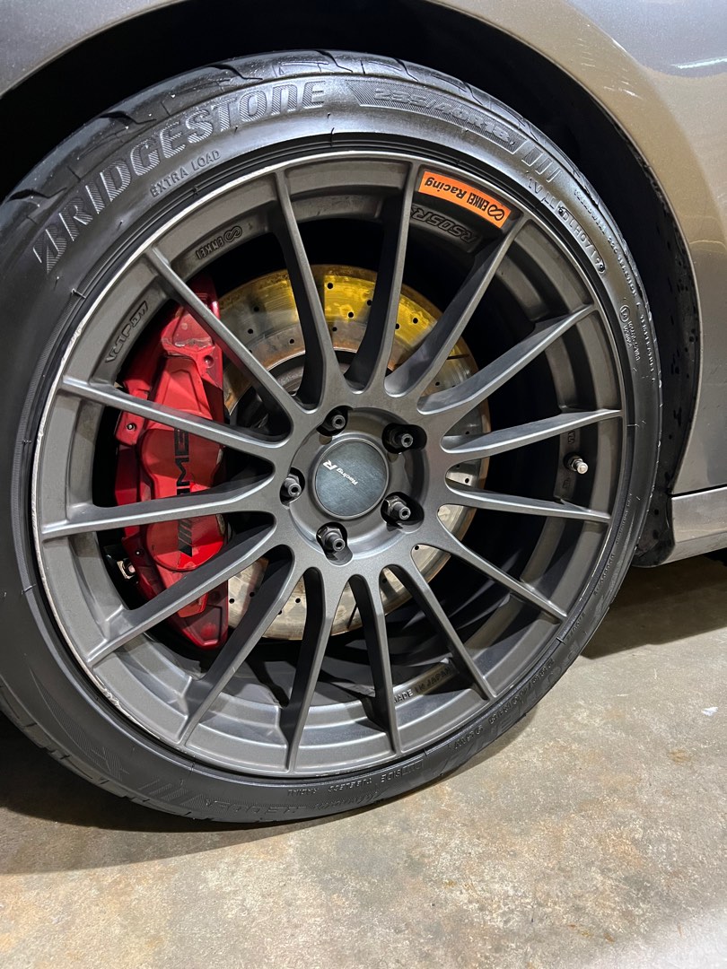 Enkei 18 inch rims, Car Accessories, Tyres & Rims on Carousell