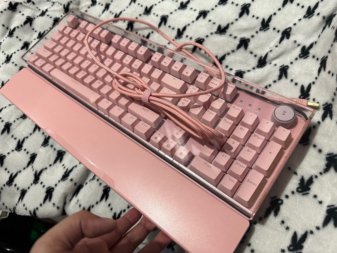 Fantech MK853 Keyboard Pink Red Switch, Computers & Tech, Parts ...