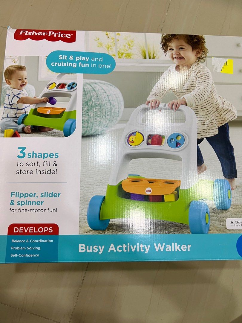 Fisher Price Busy Activity Walker, Babies & Kids, Infant Playtime on ...