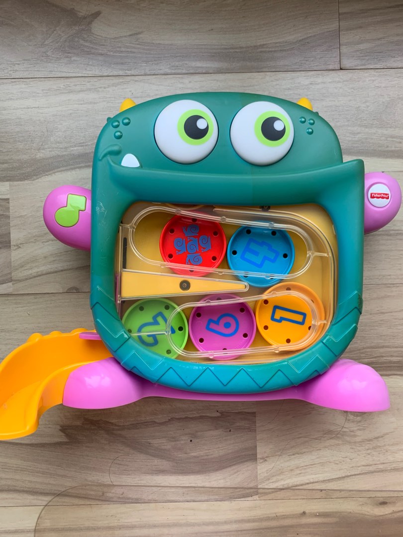 Fisher Price Hungry Monster Maze, Babies & Kids, Infant Playtime on ...