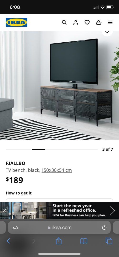 Fjallbo Ikea tv console, Furniture & Home Living, Furniture, TV ...