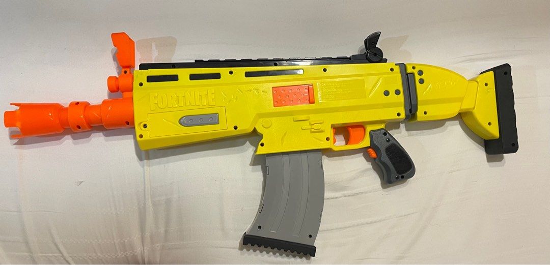 Fortnite Motorised Nerf Gun AR, Hobbies & Toys, Toys & Games on Carousell
