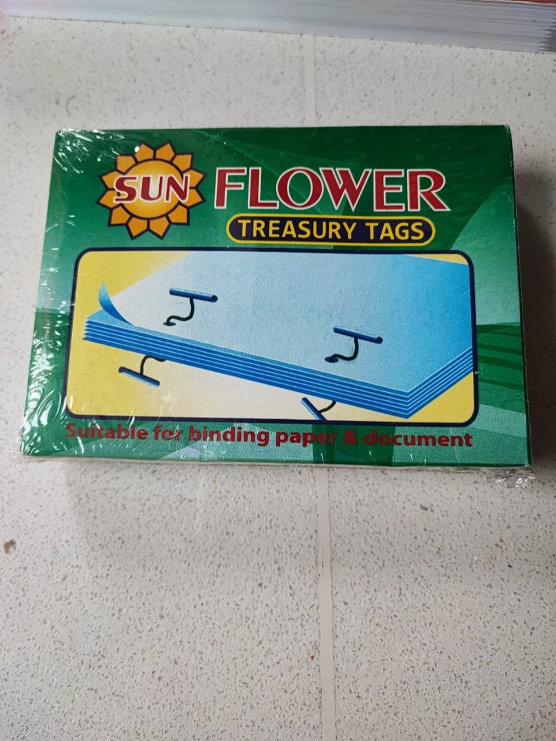 Free paper binder treasury tags as shown in pic, Hobbies & Toys ...