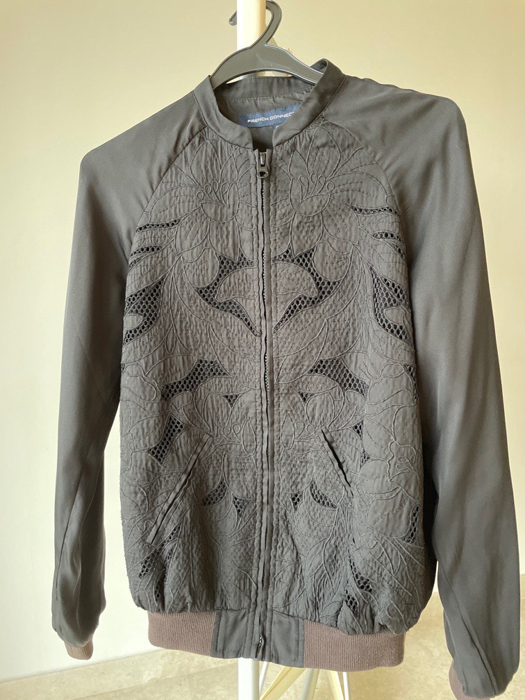 French Connection Bomber Jacket, Women's Fashion, Coats, Jackets and ...