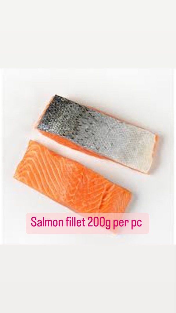 Frozen Norway salmon fillet 200g, Food & Drinks, Chilled & Frozen Food ...
