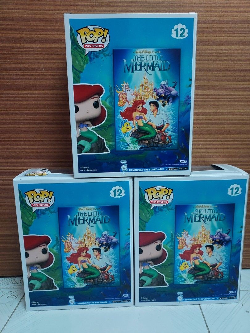 Funko Ariel From little Mermaid VHS cover, Hobbies & Toys, Toys & Games ...