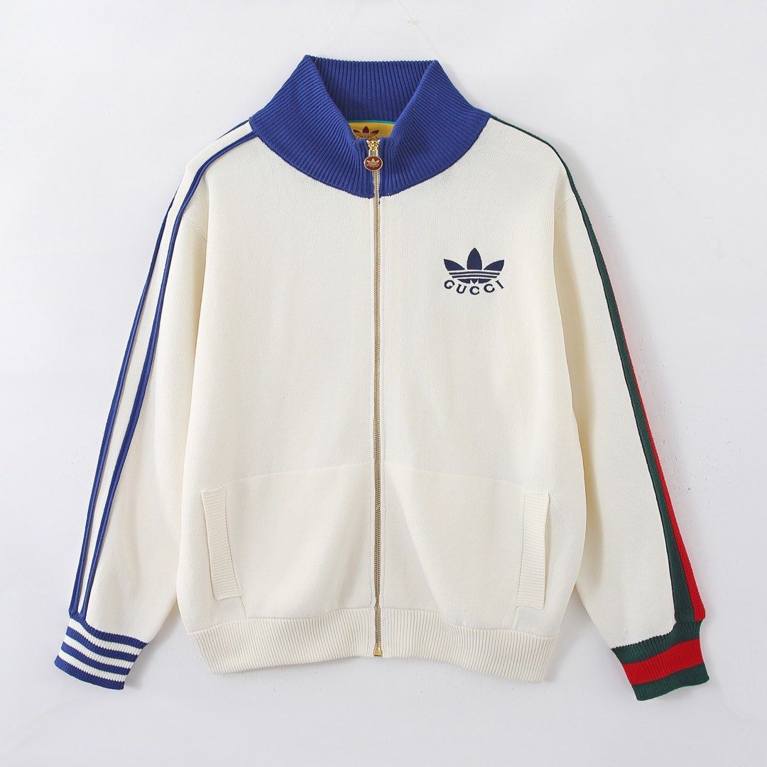 gc x adidas knitted jacket, Men's Fashion, Coats, Jackets and Outerwear ...