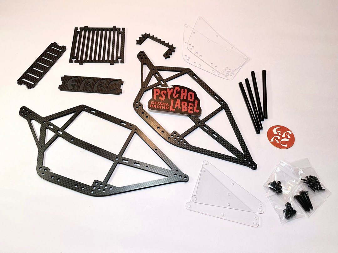Geisha Racing Psycho Cage Chassis for RC Crawler, Hobbies & Toys, Toys ...